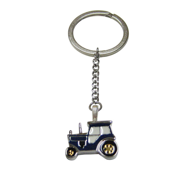 Kiola Designs | Accessories | Blue Classic Farm Tractor Pendant ...